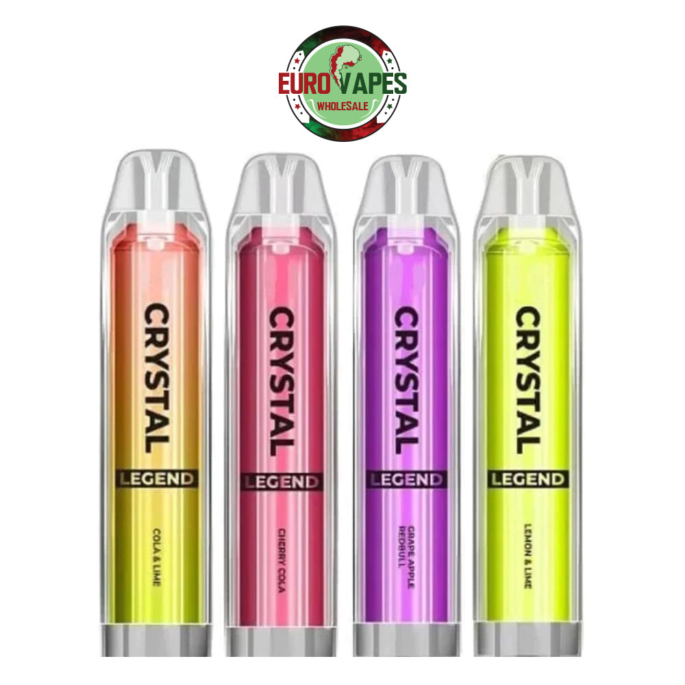 Crystal Legend 4000 Puffs Disposable Vape (Pack of 10) – Euro Vapes